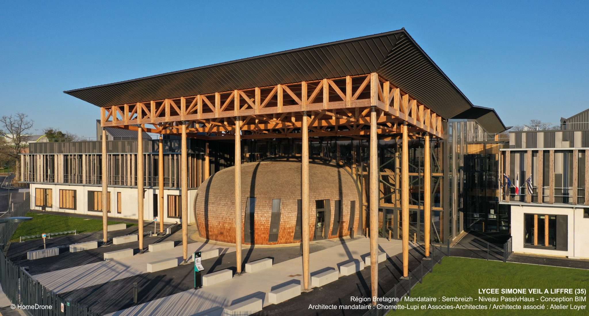 REFERENCE - Retour sur le projet du Lycée Simone Veil à Liffré - GAMBA